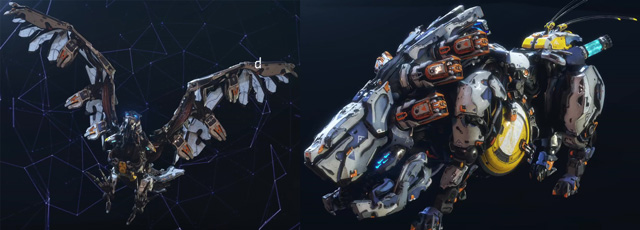Horizon Zero Dawn Behemoth and Stormbird Machine Overview Trailers