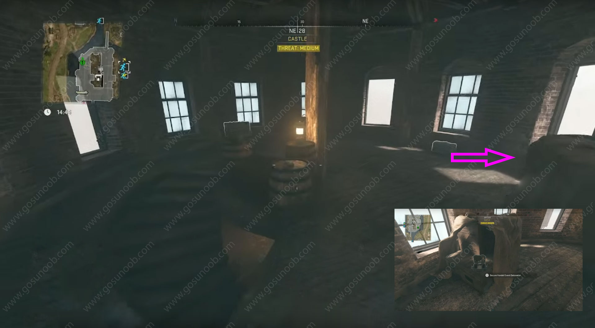 DMZ Castle Detonator Location