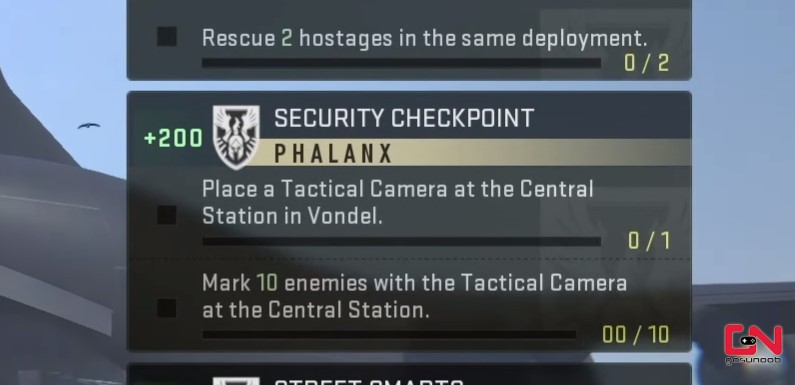 Security Checkpoint DMZ, Place Tactical Camera at Central Station