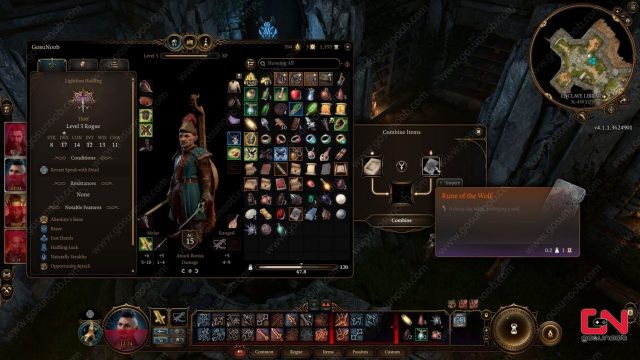 BG3 Enclave Library, Rune of the Wolf