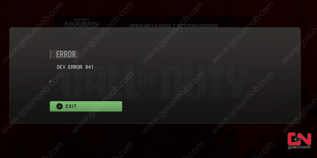 Modern Warfare 3 Dev Error 841 Fix