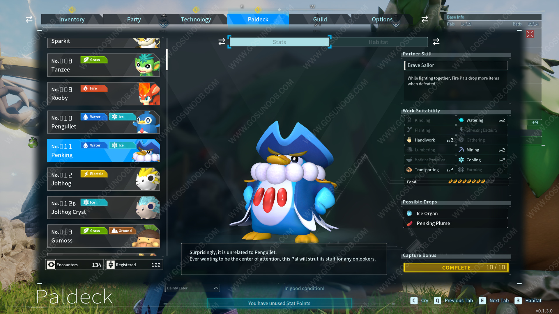 Penking Crianza Lista, Ubicación, Objetos Obtenibles y Aptitud de ...