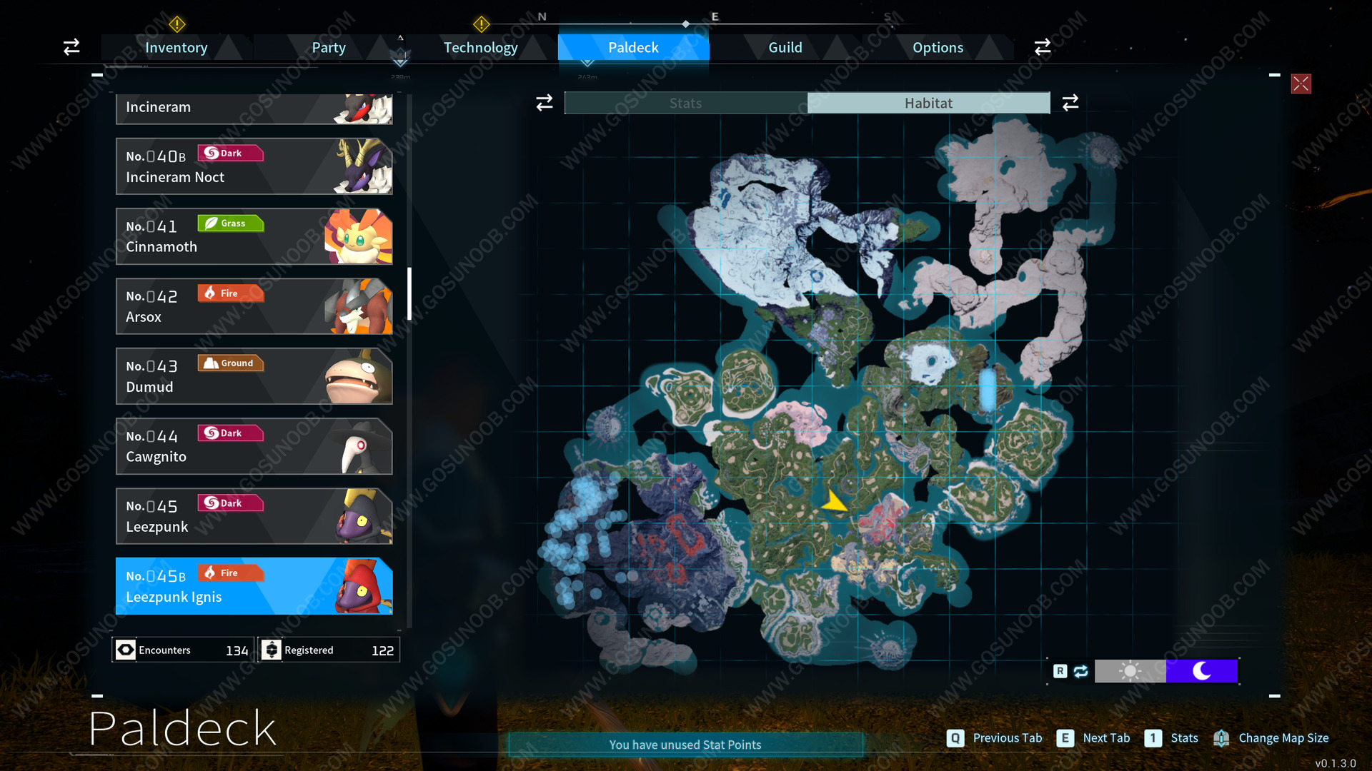 Palworld 中的 Leezpunk Ignis 繁殖列表、位置、可获得物品和可操作性