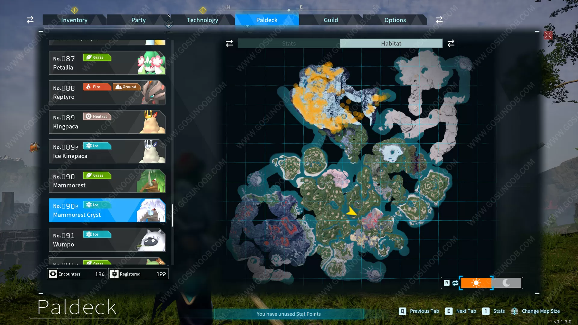 Mammorest Cryst Breeding Combos, Location, Drops and Skills | Palworld