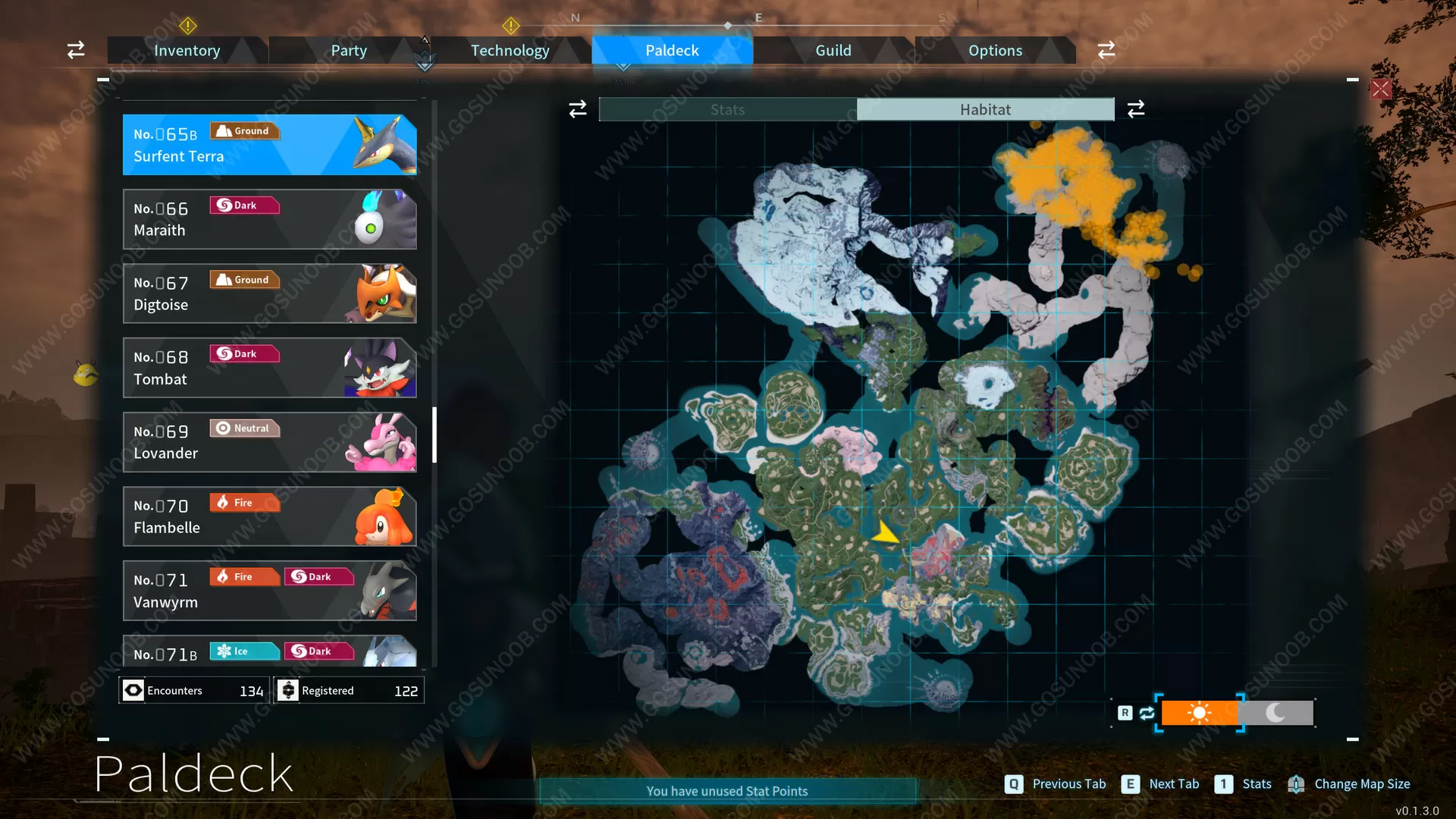 Surfent Terra Breeding Combos, Location, Drops and Skills | Palworld