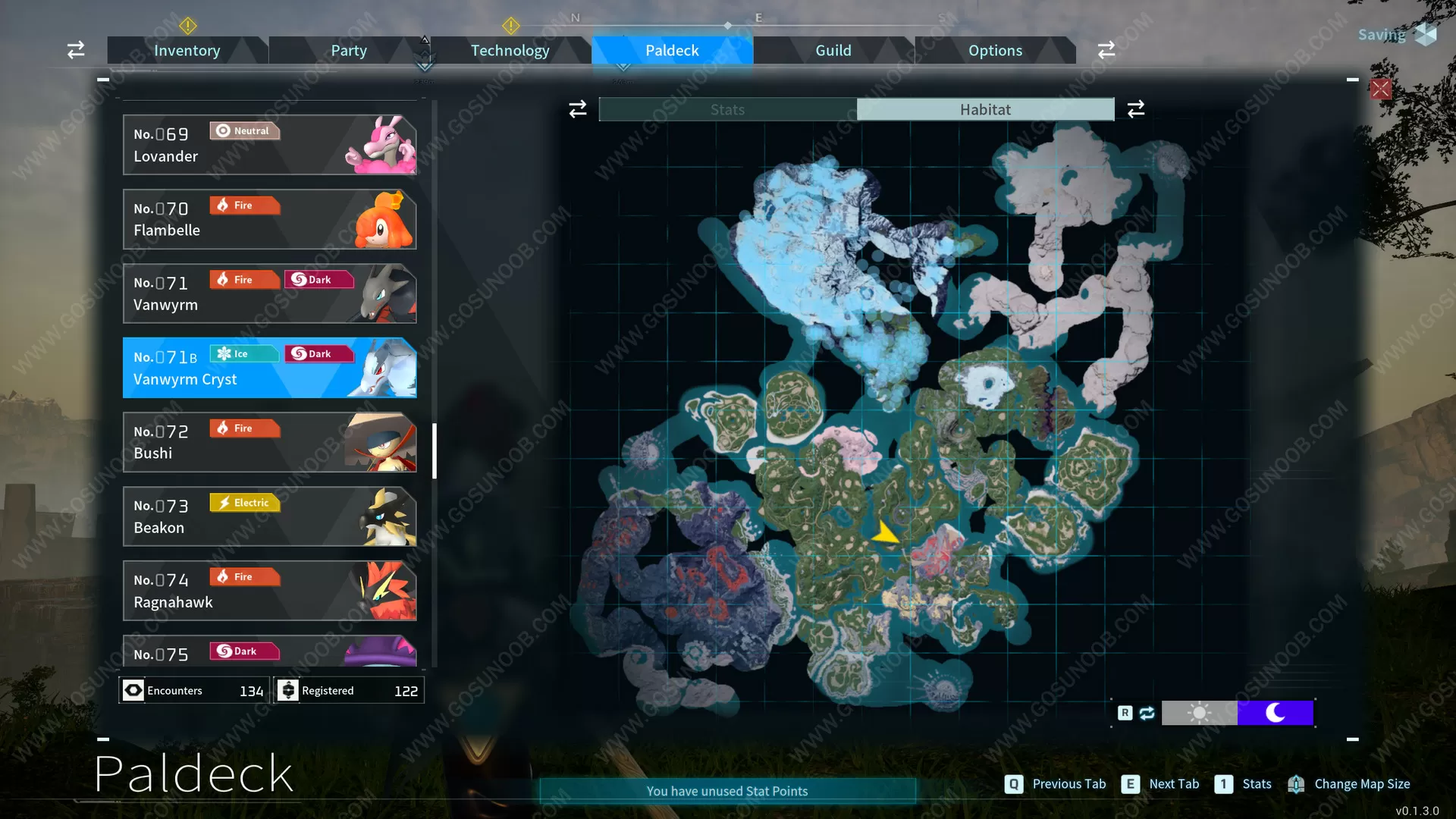 Vanwyrm Cryst Breeding Combos, Location, Drops and Skills | Palworld