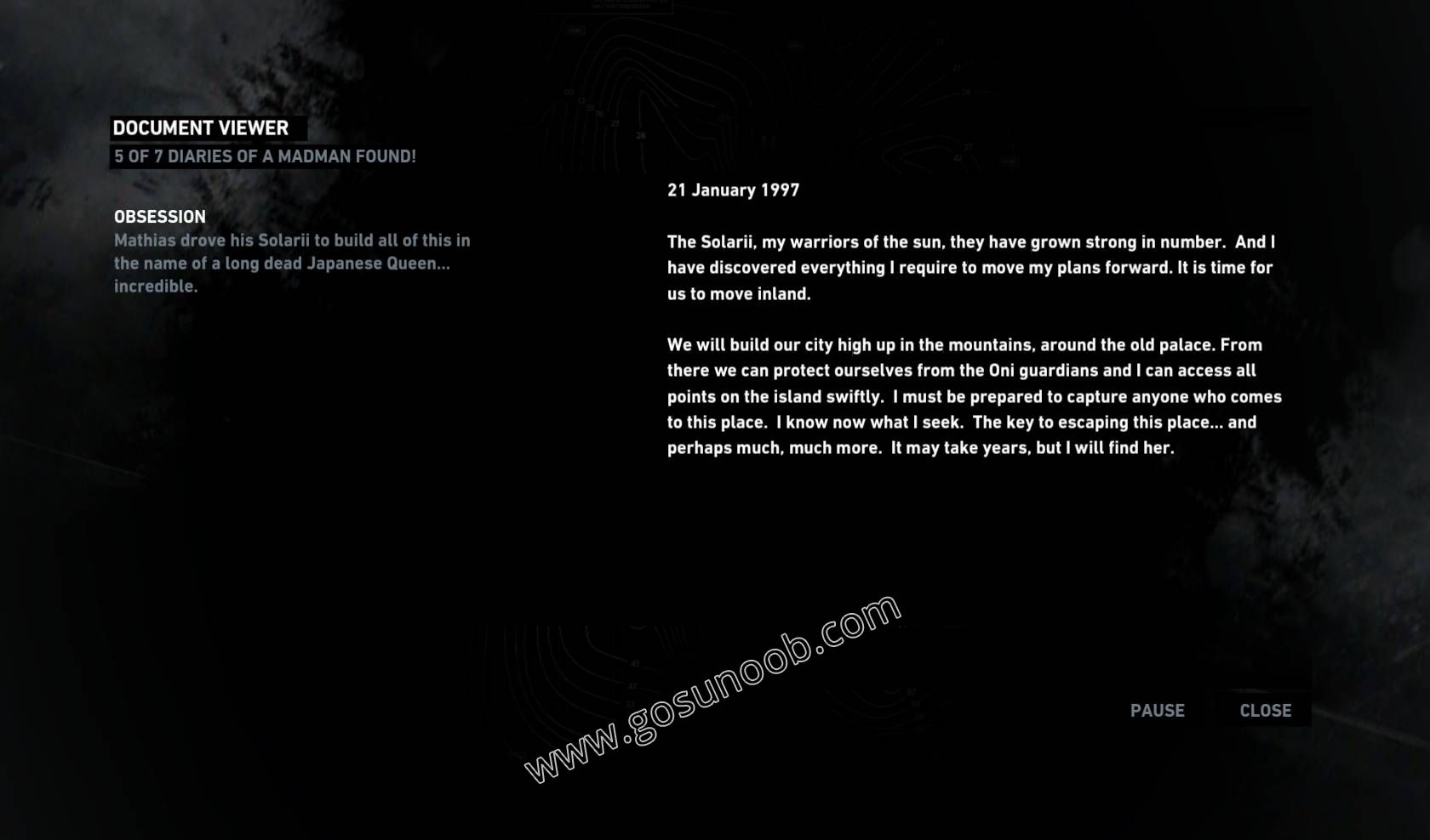 Diaries of a Madman - Obsession - GosuNoob.com Video Game News & Guides